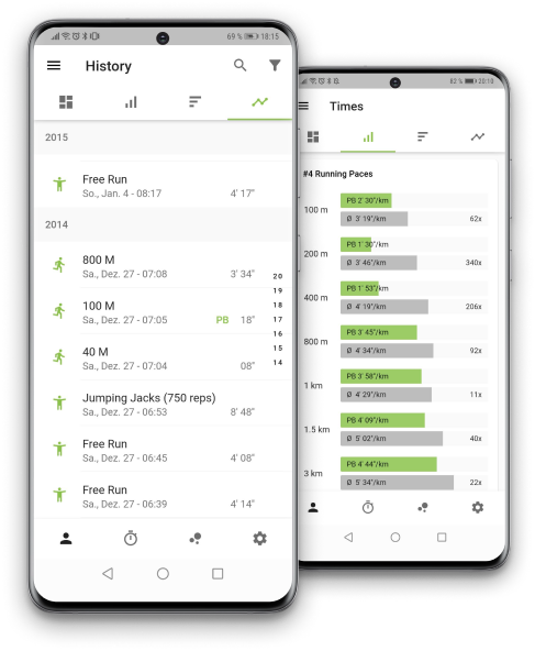 Fit-Q | Workout Creator App on Google Play and App Store